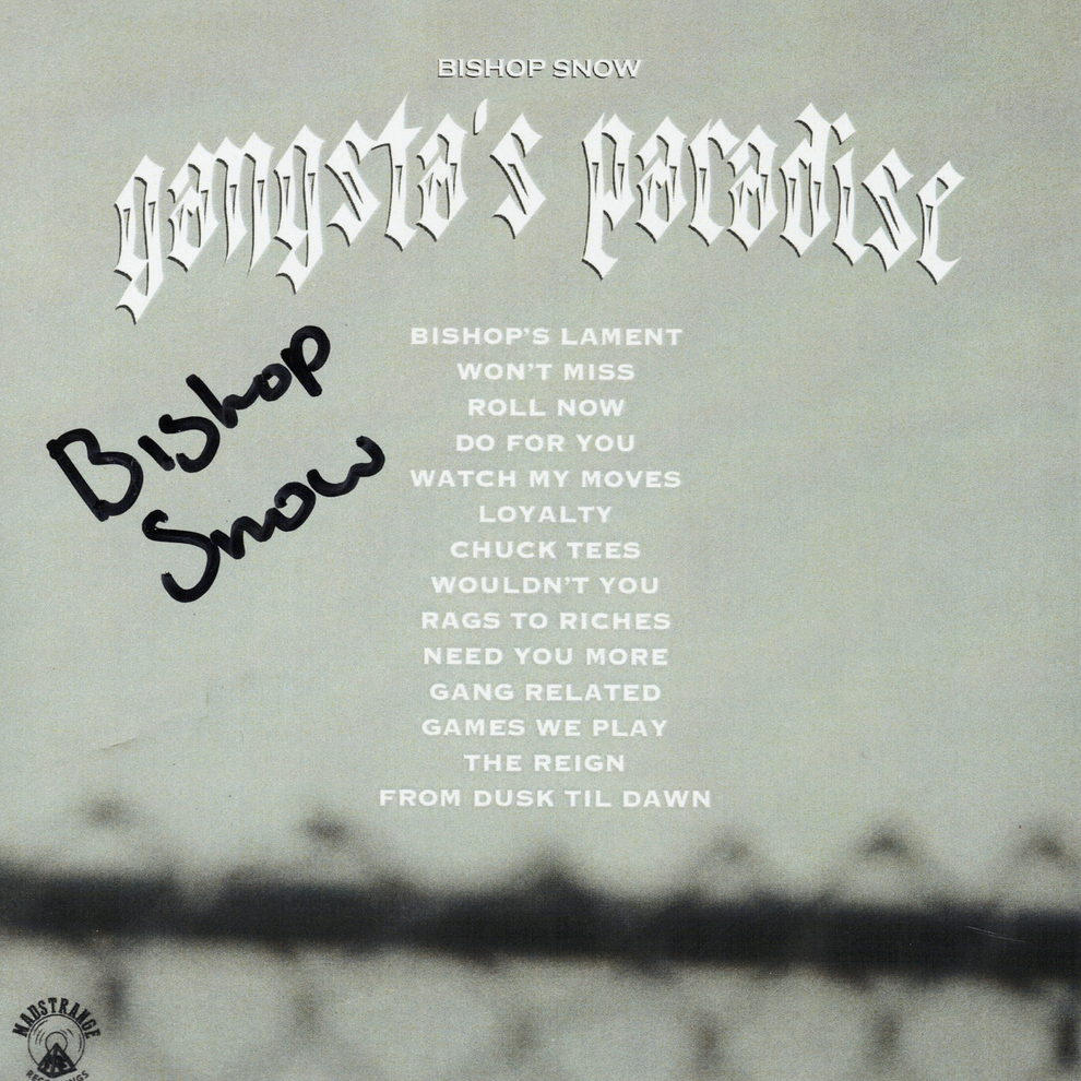 Bishop Snow - Gangsta's Paradise (サイン入り限定盤) – California Music Inn