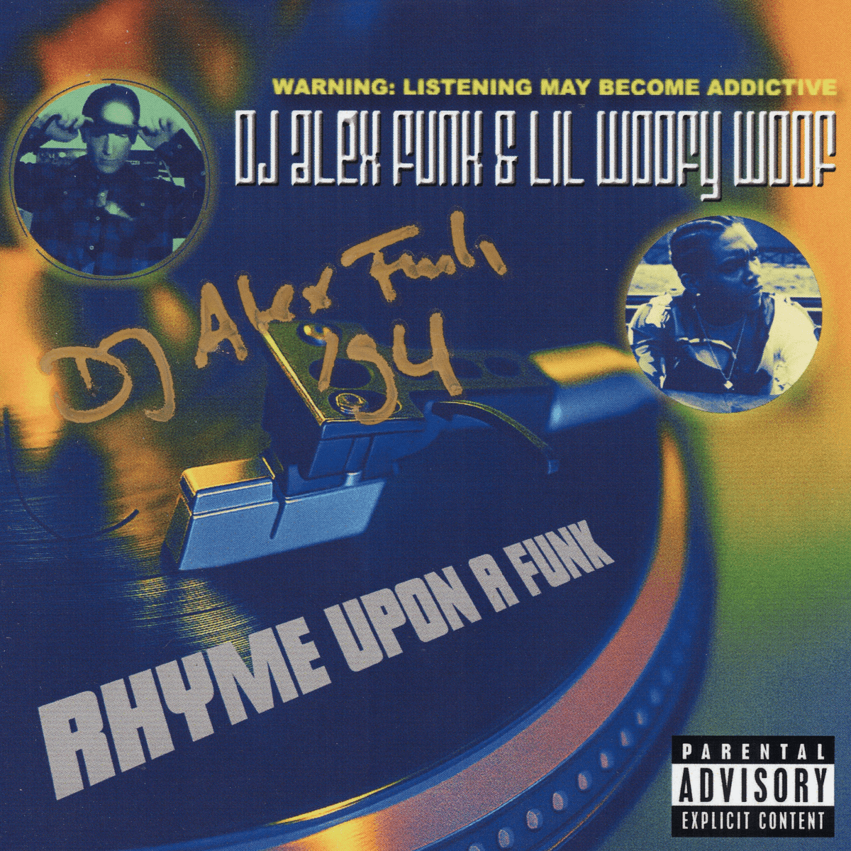 DJ Alex Funk & Lil Woofy Woof - Rhyme Upon A Funk (サイン入り限定盤 ...